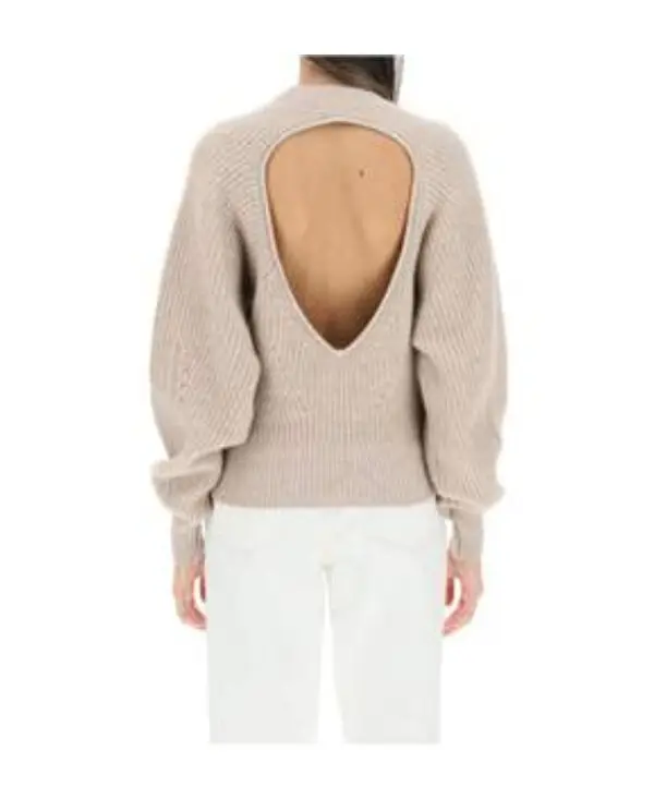 Isabel Marant Étoile Palma Cashmere Open Back Sweater