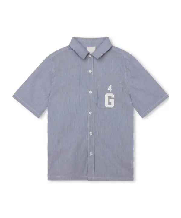 Givenchy 4g Striped Cotton Shorts Set