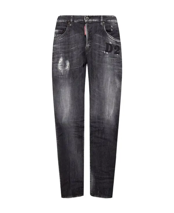 Dsquared2 Distressed Faded Skinny-fit Jeans