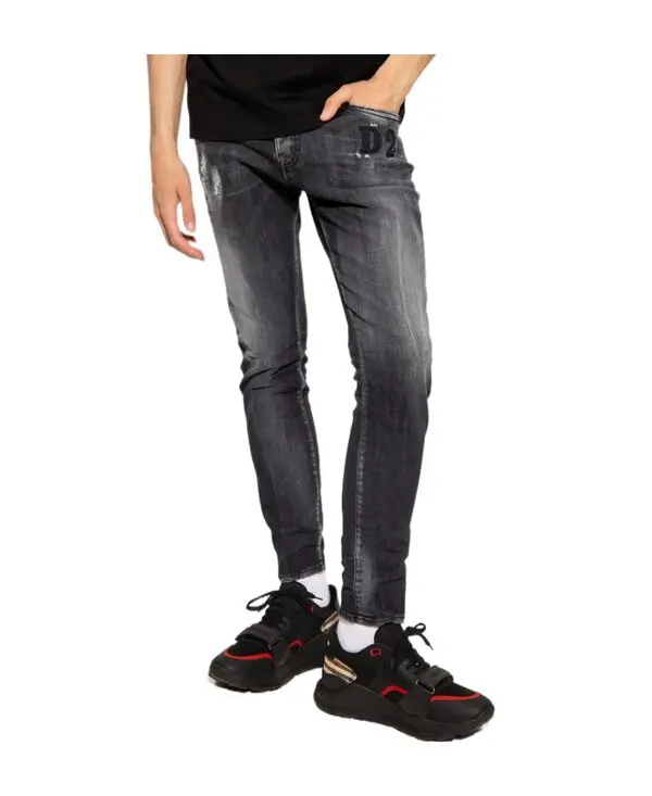 Dsquared2 Distressed Faded Skinny-fit Jeans