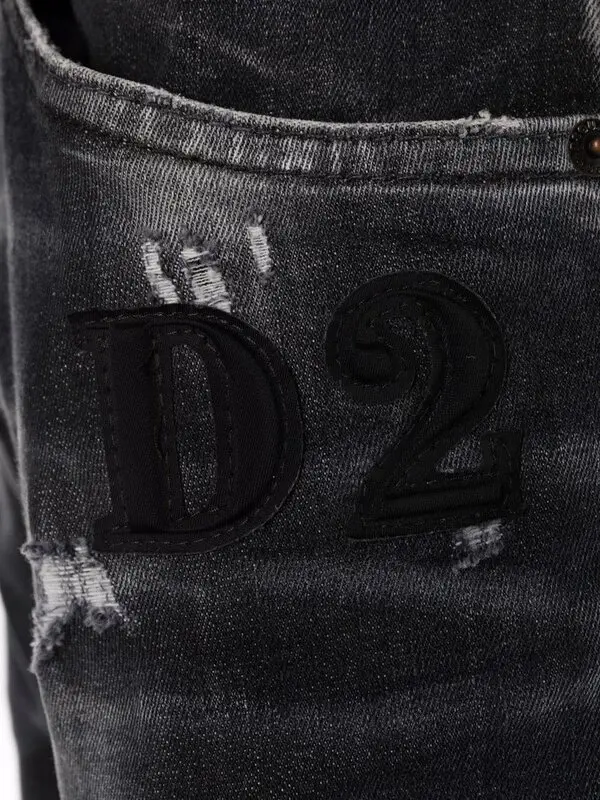 Dsquared2 Distressed Faded Skinny-fit Jeans