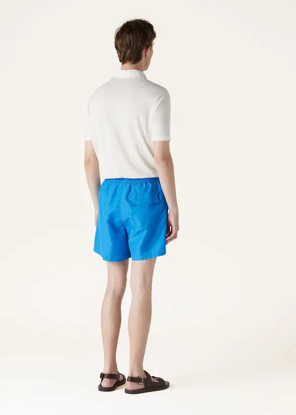 Loro Piana Elastic Waist-edge Beach Shorts