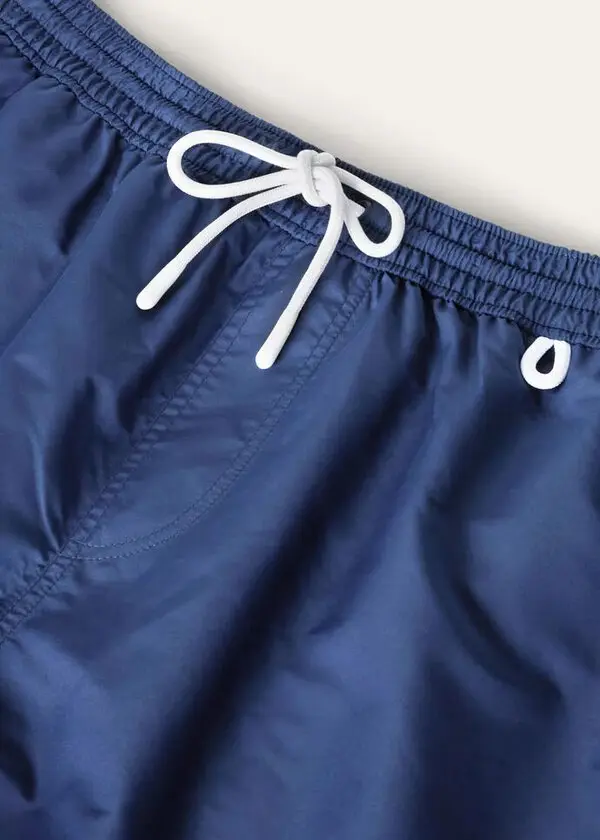 Loro Piana Elastic Waist-edge Beach Shorts