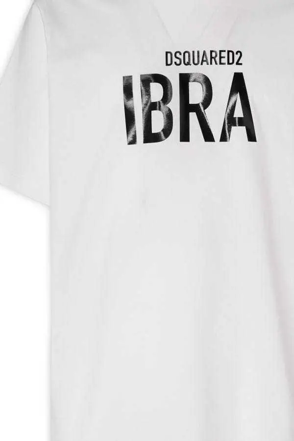 Dsquared2 Ibra-printed Crewneck T-shirt - White