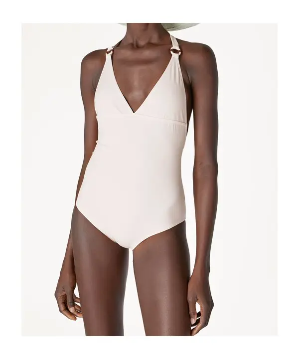 Loro Piana Backless One-piece Swimsuit - Cherry Blossom