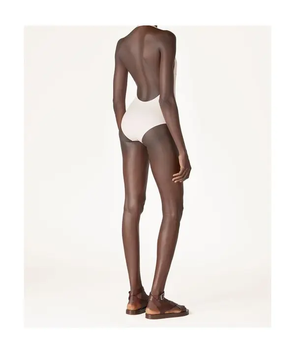 Loro Piana Backless One-piece Swimsuit - Cherry Blossom