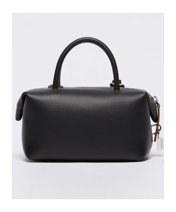 Max Mara Logo-print Leather Tote Bag