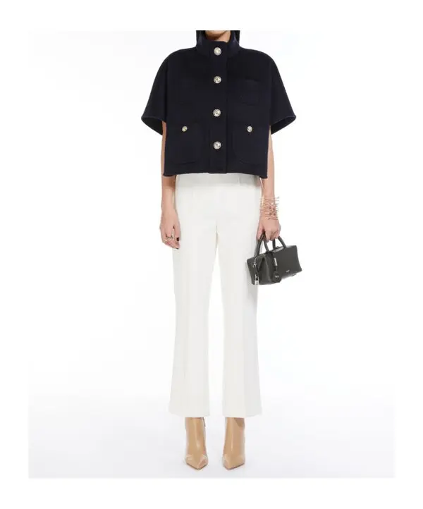 Max Mara Logo-print Leather Tote Bag