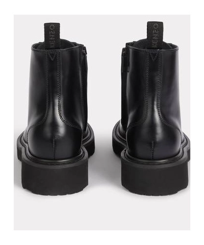Kenzo Yukio" Leather Lace-up Boots