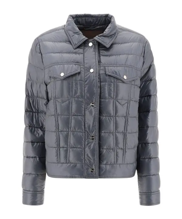 Herno Long Sleeved Quilted Down Jacket