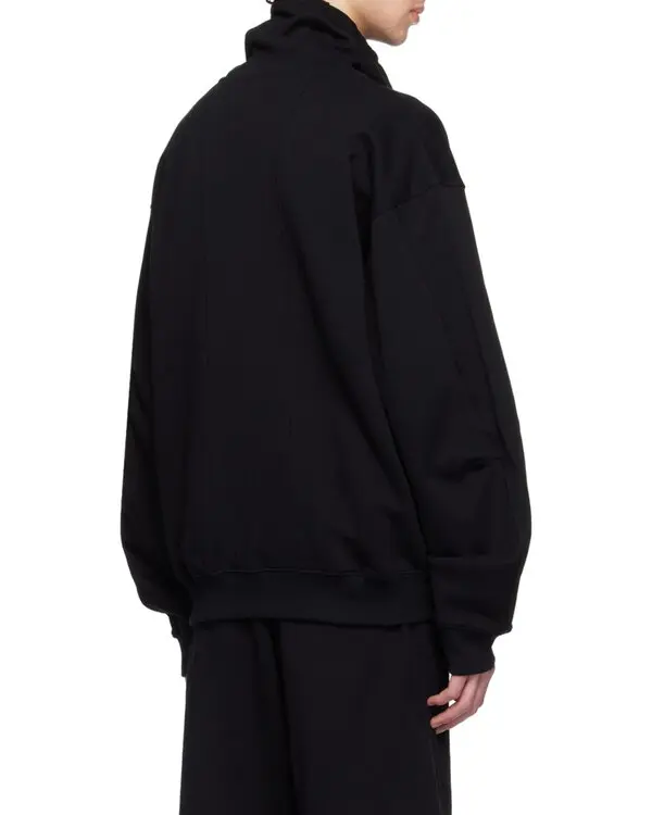 Helmut Lang Funnel Neck Drawstring Hoodie