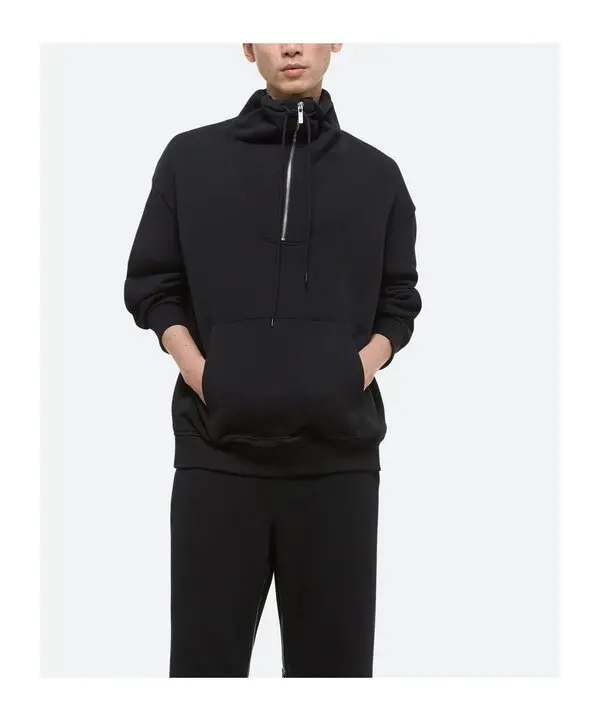 Helmut Lang Funnel Neck Drawstring Hoodie