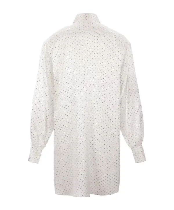 Ermanno Scervino Polka Dot Printed Long-sleeved Shirt