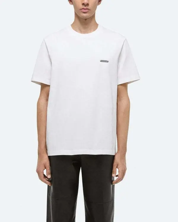 Helmut Lang Logo Embroidered Crewneck T-shirt