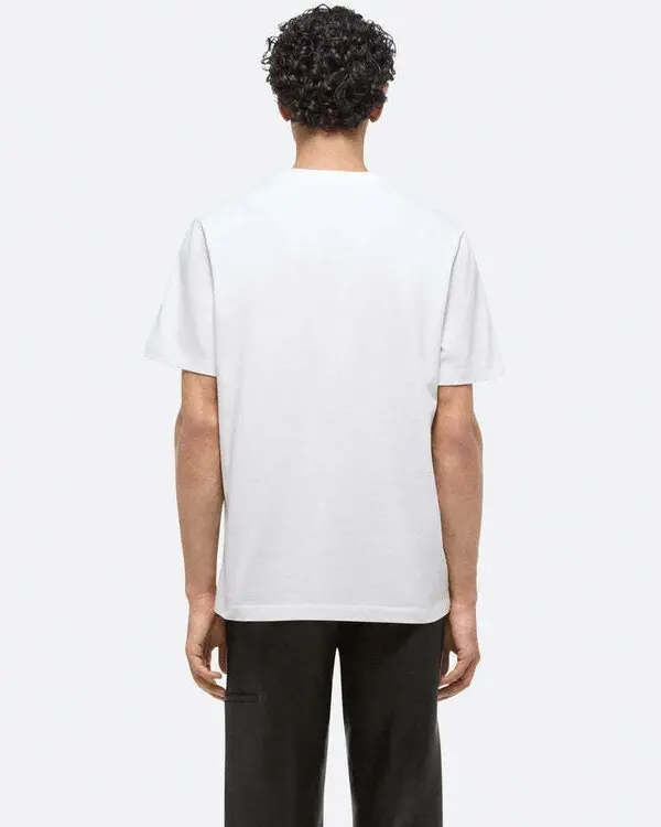 Helmut Lang Logo Embroidered Crewneck T-shirt