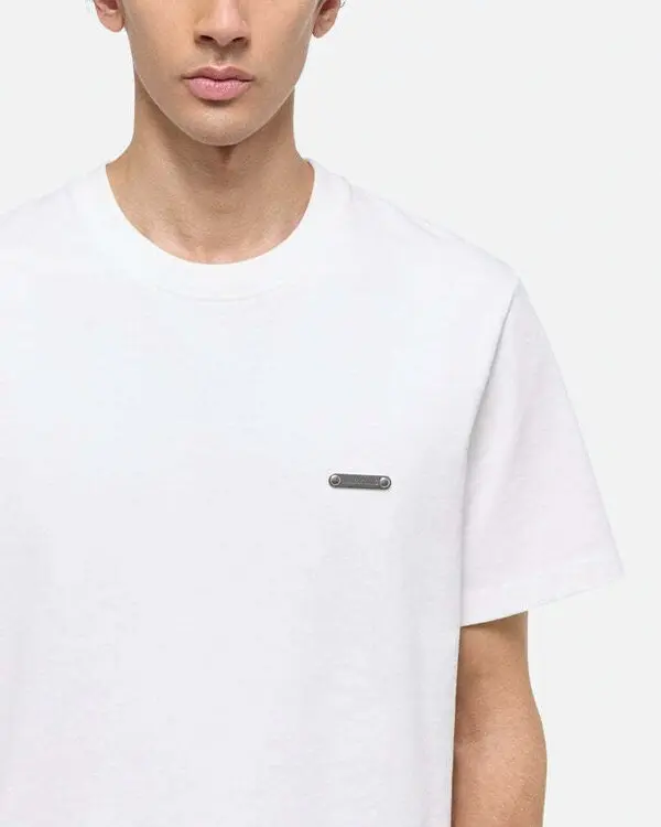 Helmut Lang Logo Embroidered Crewneck T-shirt