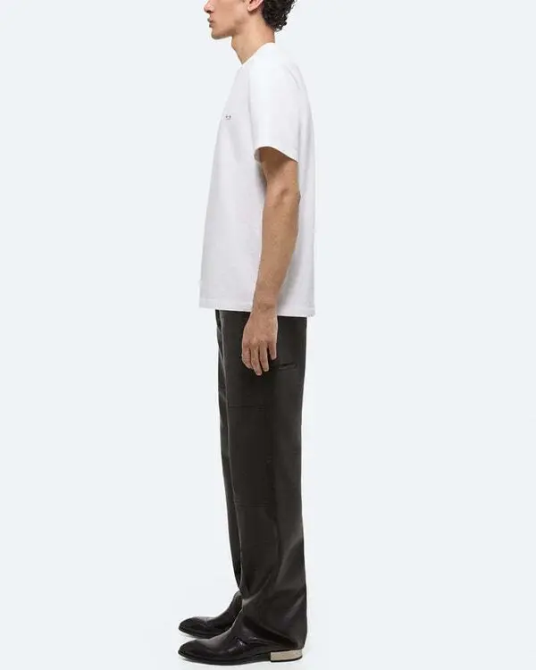 Helmut Lang Logo Embroidered Crewneck T-shirt