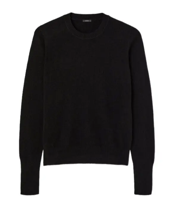 JOSEPH Light Pure Cashmere Round Neck Jumper - Black