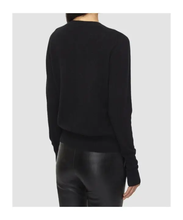 JOSEPH Light Pure Cashmere Round Neck Jumper - Black