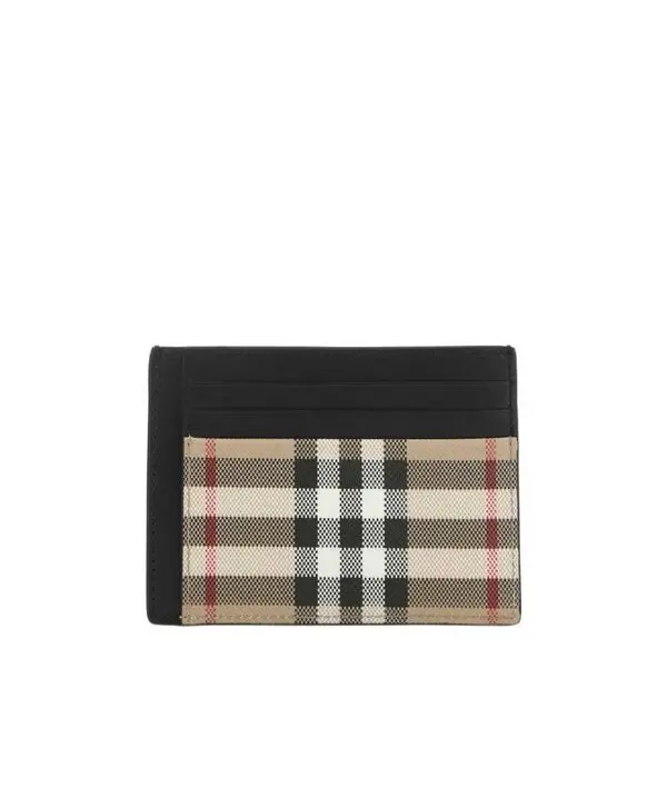Burberry Vintage Check Cardholder - Black