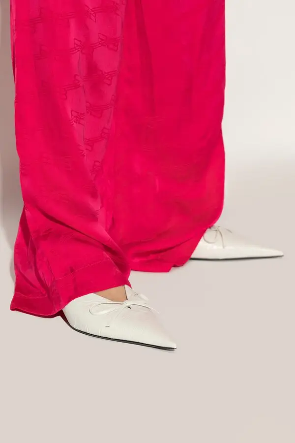 Balenciaga Knife Bow Detailed Mules