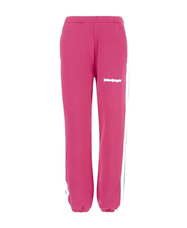 Palm Angels Logo Printed High Waist Track Pants