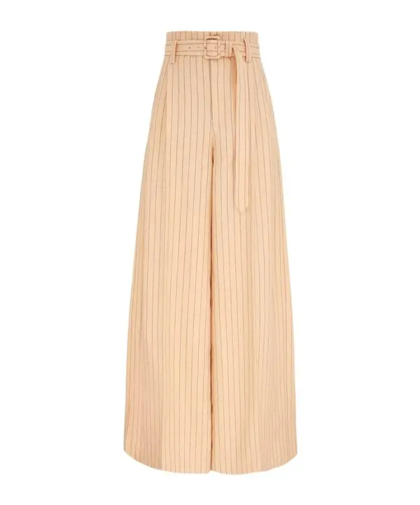 Zimmermann Belt Loop Track Pants - Nude