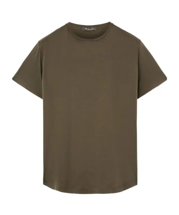 Loro Piana Short-sleeved T-shirt - Deep Moss Green