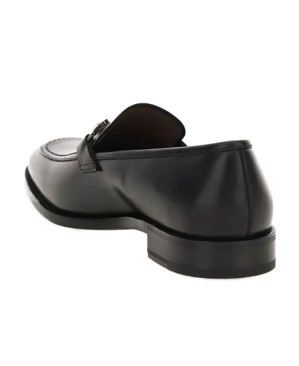 FERRAGAMO Gancini Buckle Detail Loafers