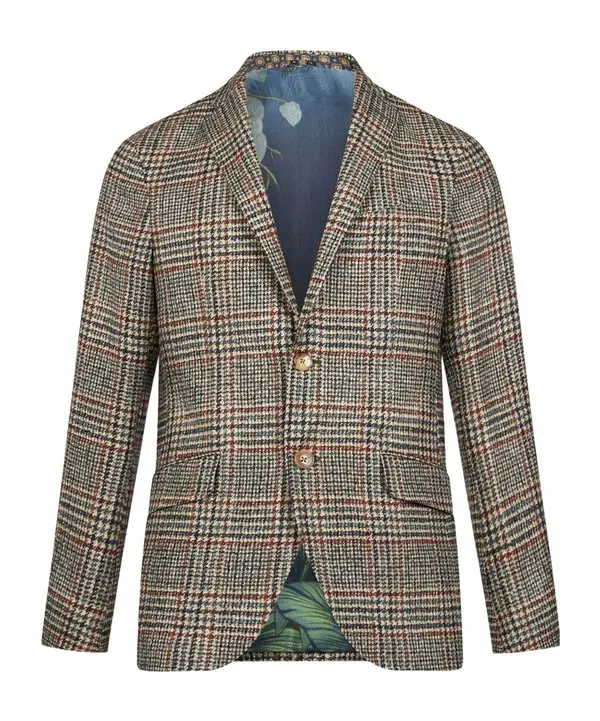 Etro Long-sleeved Checked Blazer
