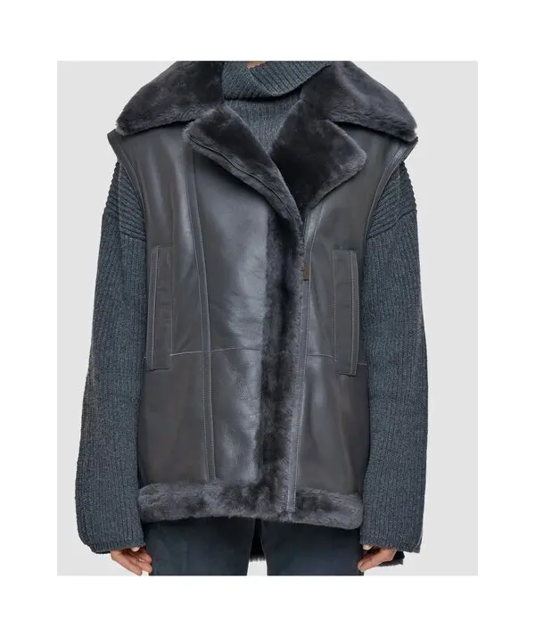 JOSEPH Side Zipper Vest