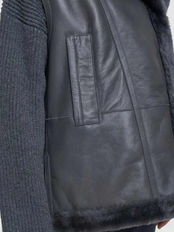 JOSEPH Side Zipper Vest