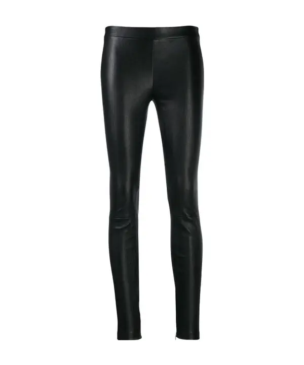 Vince Slim Fit Leather Trousers