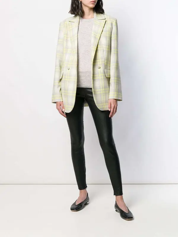 Vince Slim Fit Leather Trousers