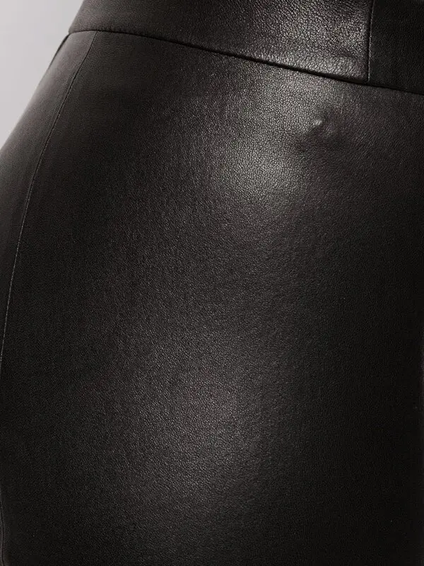 Vince Slim Fit Leather Trousers