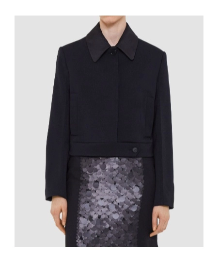JOSEPH Abbe Boxy Stretch-crepe Jacket
