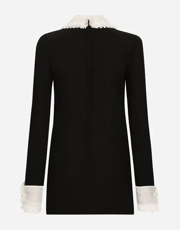 Dolce & Gabbana Dolce Gabbana Ruffle Detailed Mini Dress