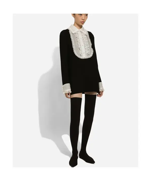 Dolce & Gabbana Dolce Gabbana Ruffle Detailed Mini Dress
