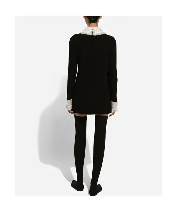 Dolce & Gabbana Dolce Gabbana Ruffle Detailed Mini Dress