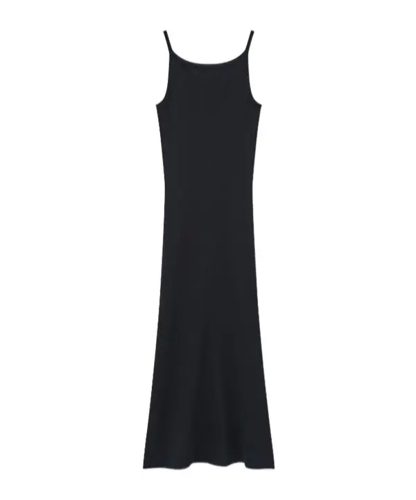 JOSEPH Ribbed Dress - Black