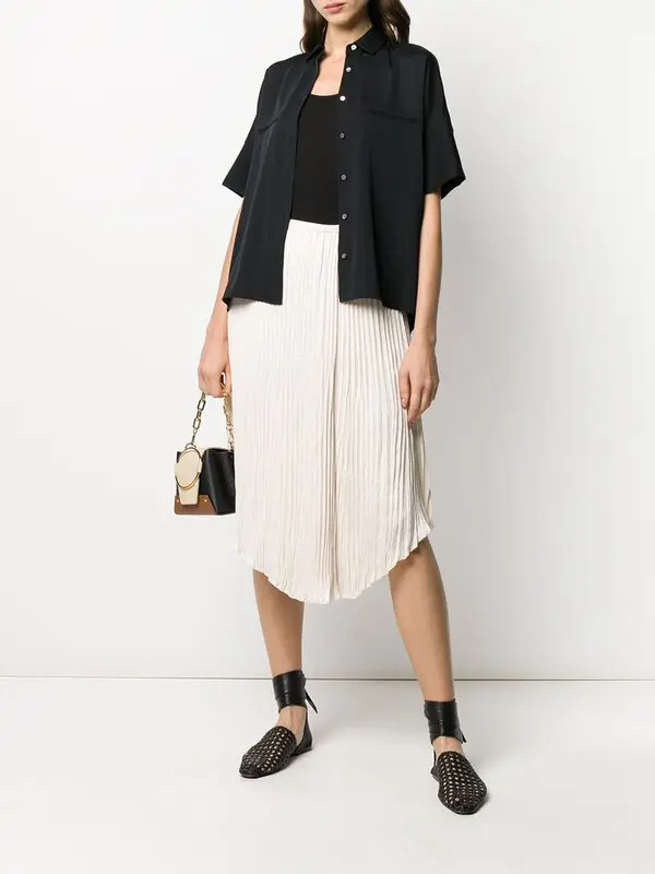 Vince Ribbed Sleeveless Tank Top