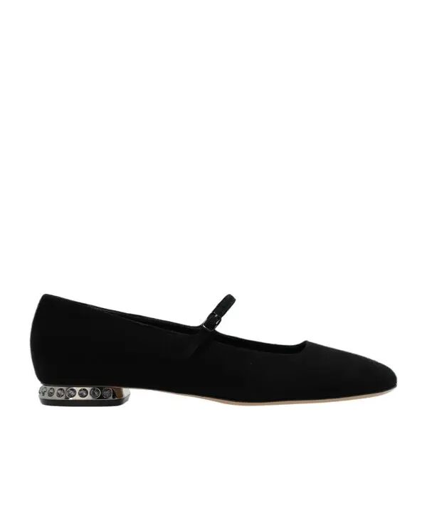 Casadei Buckle Square Toe Strapped Pumps