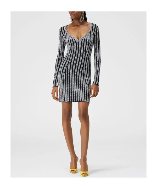 Missoni V-neck Sequin Embellished Mini Dress