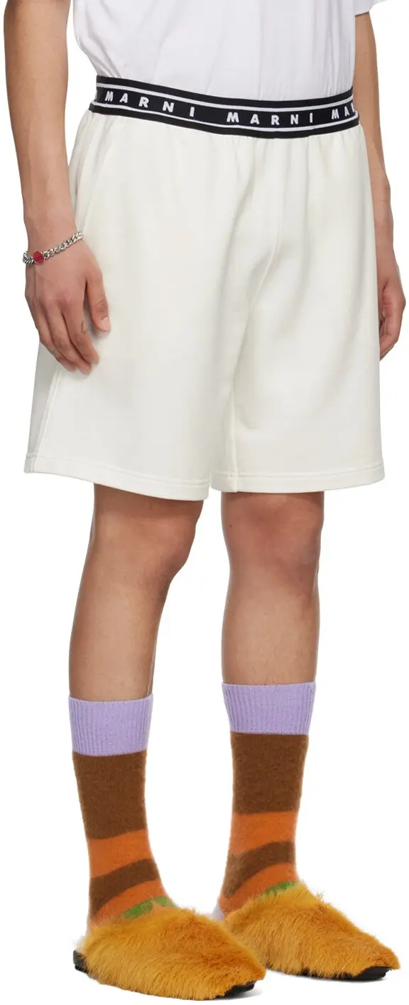 Marni Logo Waistband Shorts