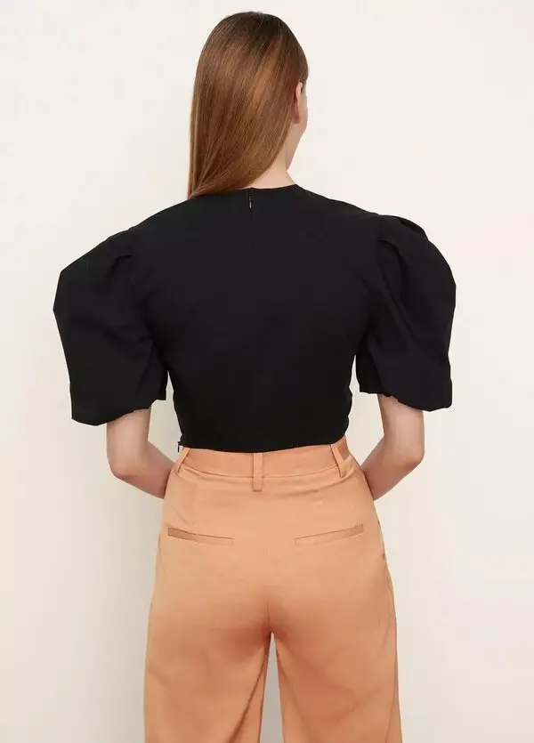 Vince Cropped Knot T-shirt