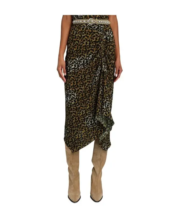 Isabel Marant Étoile Azaria Draped Midi Skirt