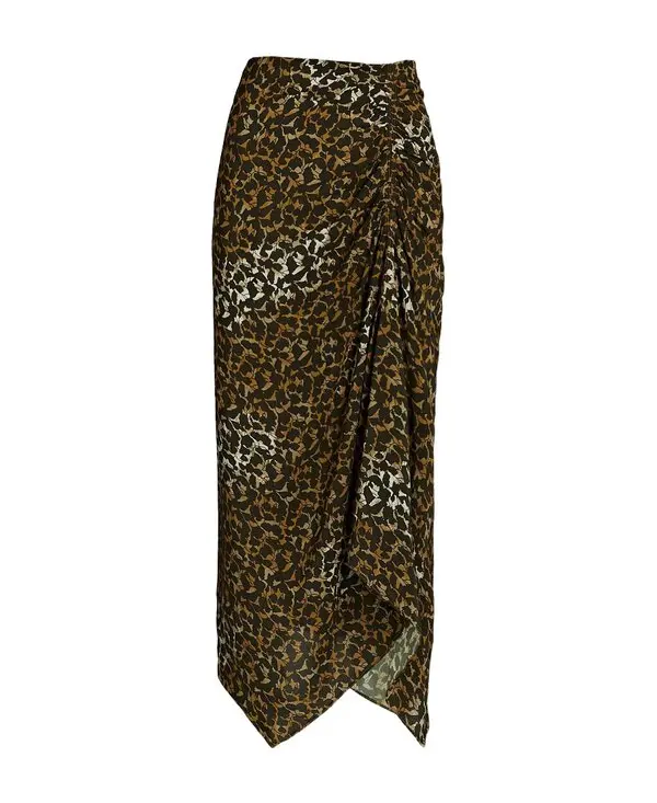 Isabel Marant Étoile Azaria Draped Midi Skirt - No