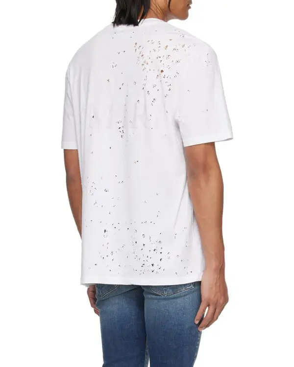 Amiri Logo Printed Crewneck T-shirt