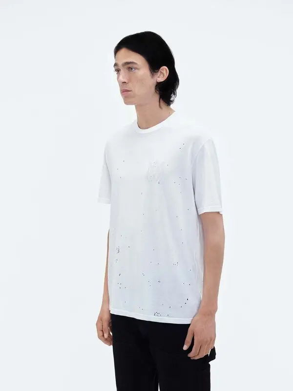 Amiri Logo Printed Crewneck T-shirt