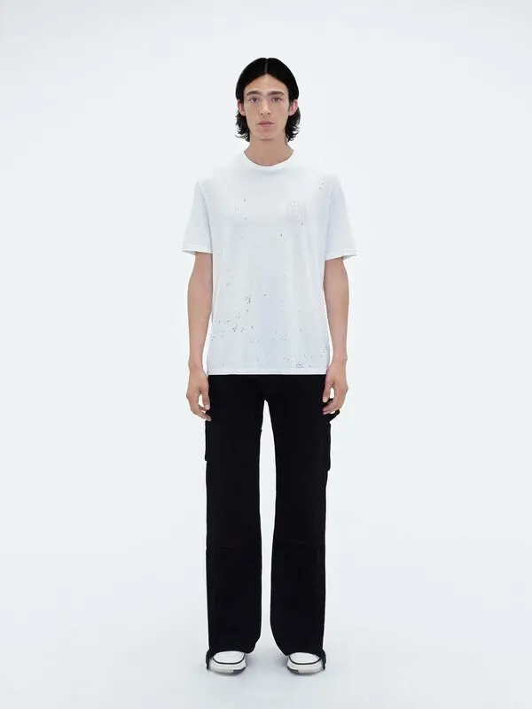 Amiri Logo Printed Crewneck T-shirt